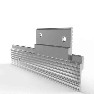Aluminum Z Clip, 2 Inch Stock Clip Size, 1/4 Inch Projection, 1/4 Inch ...