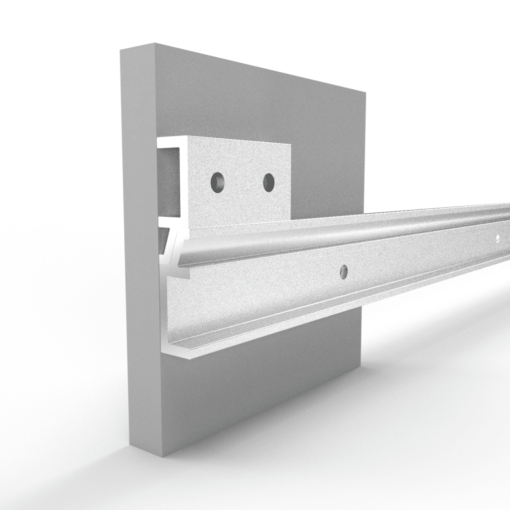 Aluminum Z Clip, High Load Capacity, 2 Inch Stock Clip Size, MFSTR-050