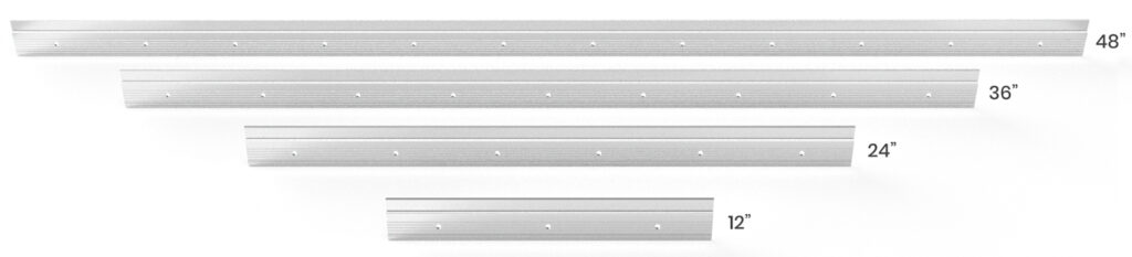Aluminum Z Clip Kit, Rails, 1 1/2 Inch Z Clips & Mounting Hardware Included
